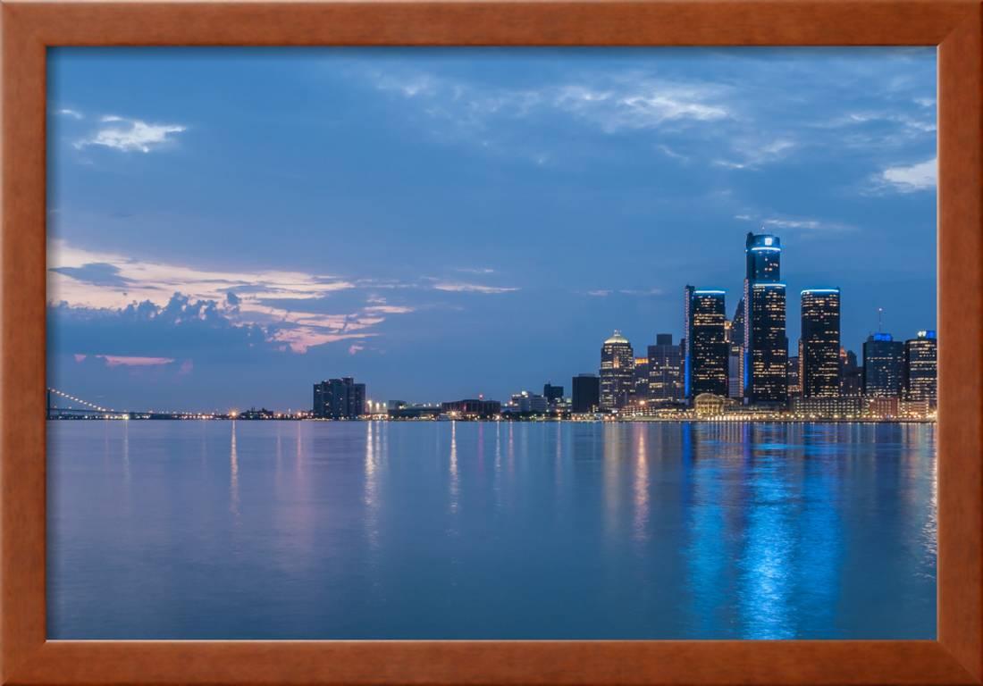 Detroit City Skyline Print Out