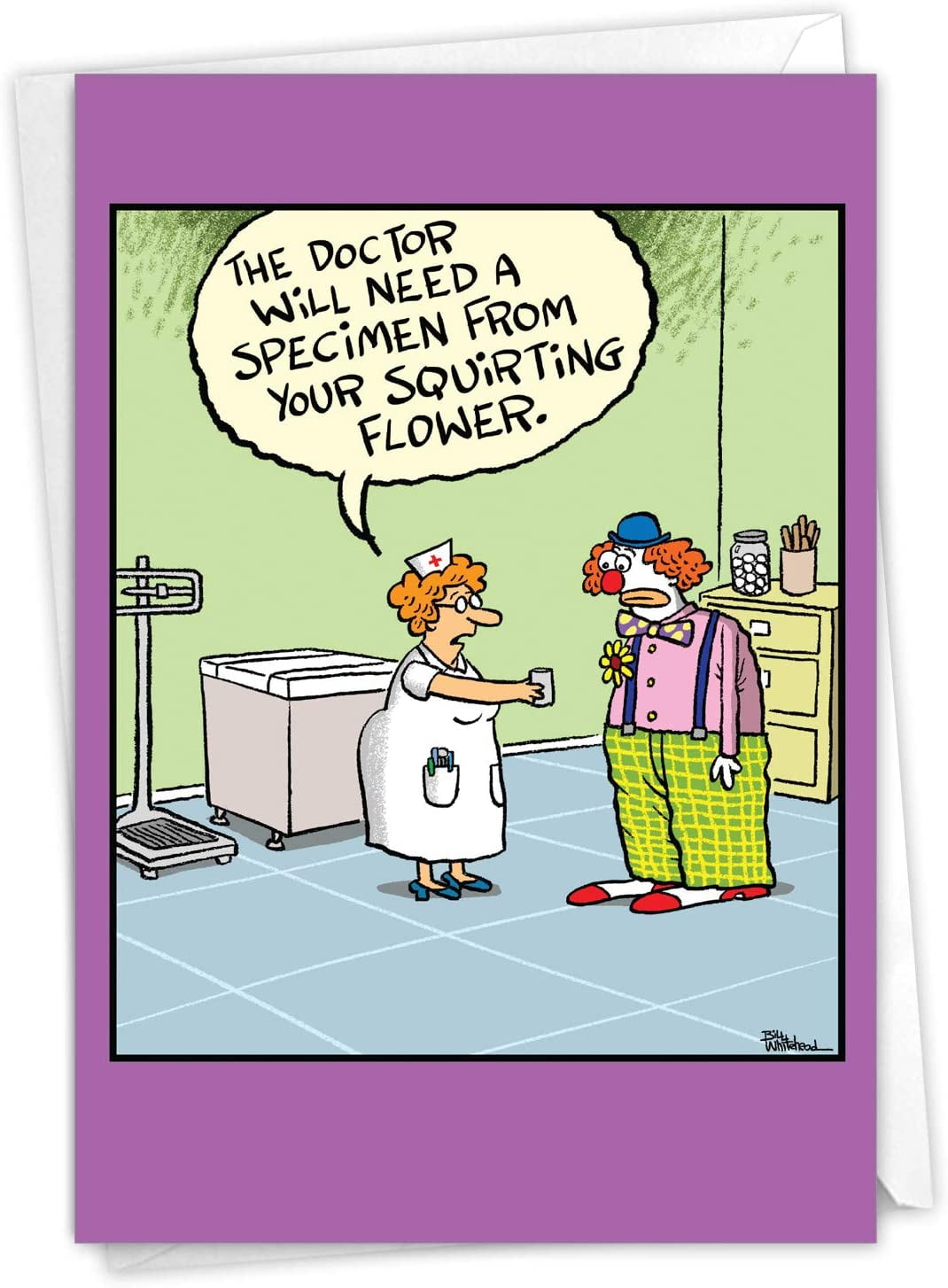 NobleWorks - Funny Get Well Card for Adults - Cartoon Feel Better Humor ...
