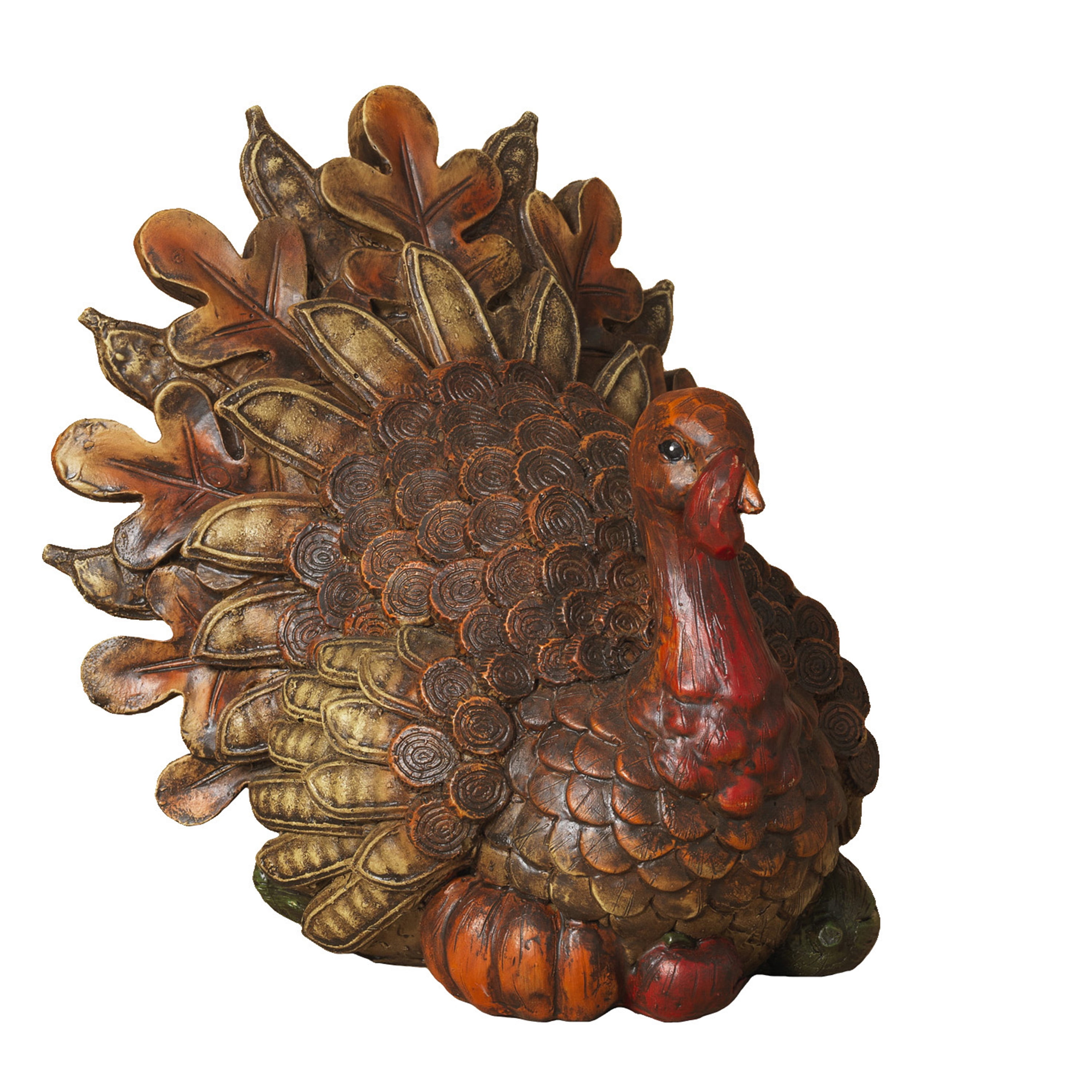 Rustic Décor resin harvest turkey table piece - Walmart.com