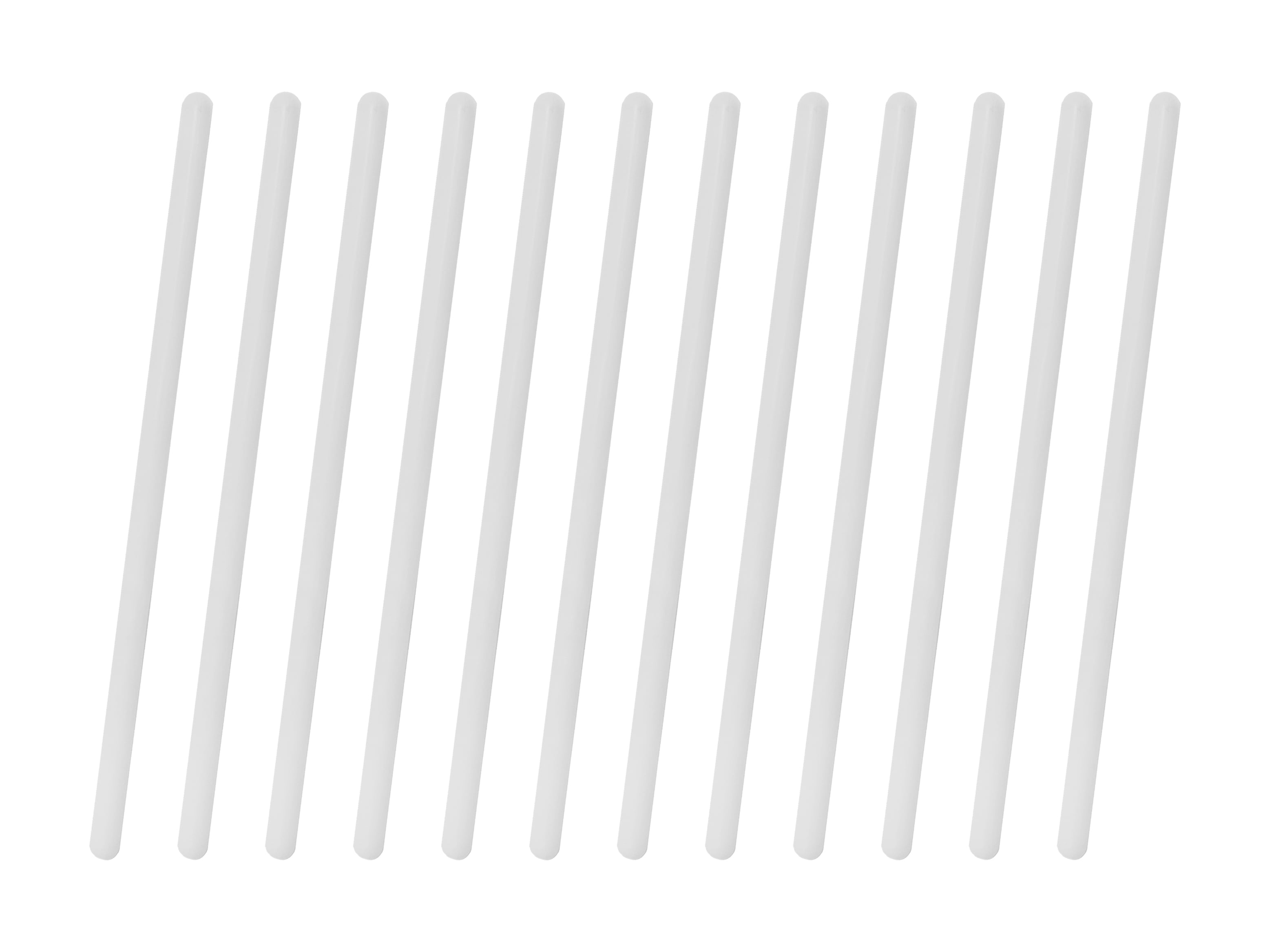 12PK Polypropylene Stirring Rods, 5.9" - Rounded Ends, 6mm Diameter ...