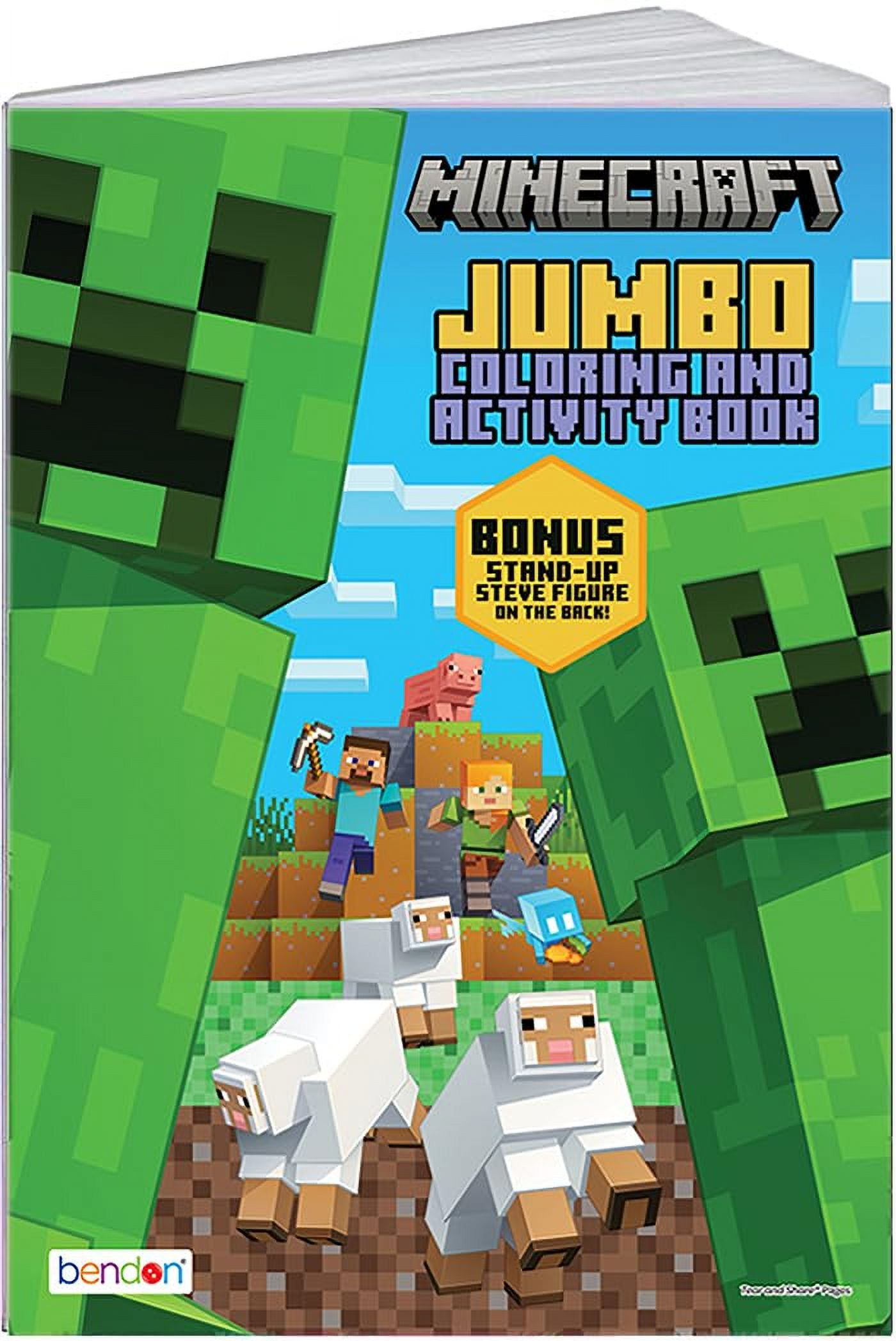 Libro para colorear Bendon Minecraft de 80 páginas con licencia oficial ...