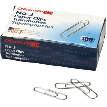 Universal Paper Clips, No. 1, Smooth, Silver, 12PK/Carton -UNV72210CT ...