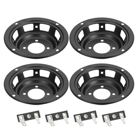 Uxcell Loudspeaker Frame 3 Inch Speaker Basin Stand Reverse Woofer ...