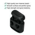 Unique Bargains 8 Pcs Spring Cord Lock Plastic Cord Fasteners Double