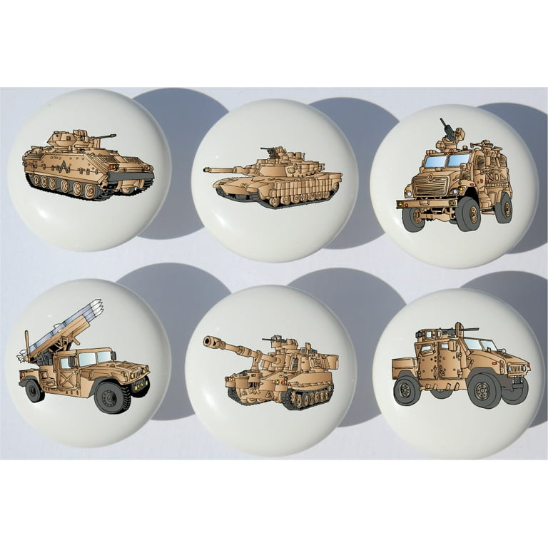 Tan Military Vehicles