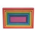 TickiT Wooden Rainbow Architect Rectangles - Set of 7 - Walmart.com