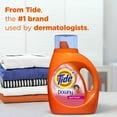 Tide Plus a Touch of Downy Liquid Laundry Detergent, April Fresh Scent ...