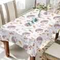 60x60in Square Printed Tablecloth Easy-Care Decorative Table Cloth for ...