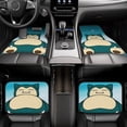Car Floor Mats Set of 4, Printed Non-Slip Universal Vehicle Front Rear ...