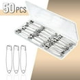 Mr. Pen Safety Pins, 3 Inch, Pack of 50, Oversized Metal Safety Pins ...