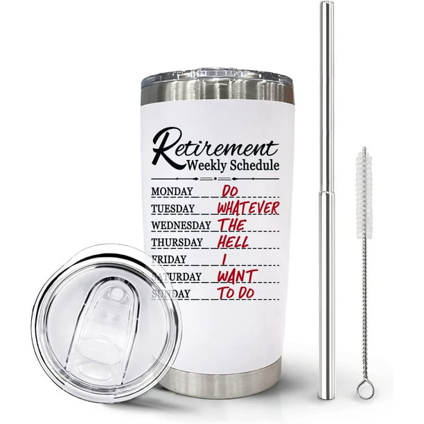 2022 Retirement Gifts for Men and Women, Retirement Tumbler Insulated ...