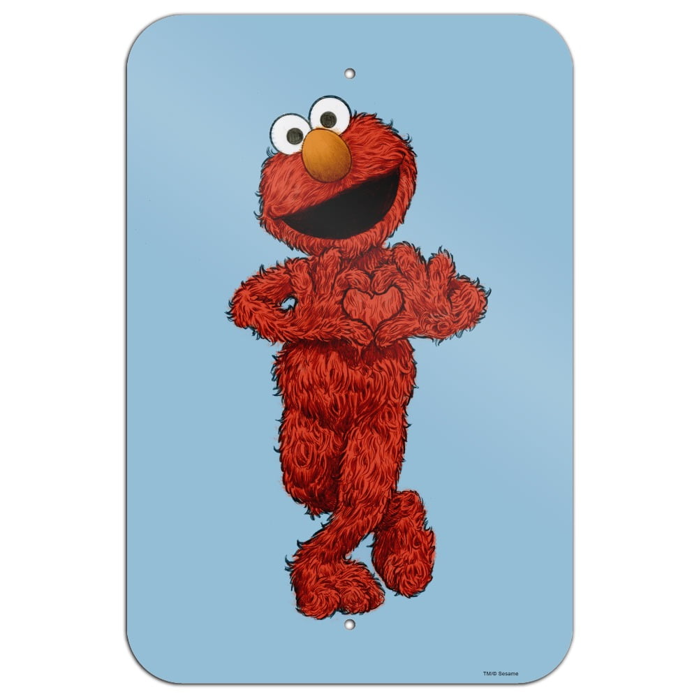 Sesame Street Vintage Elmo Home Business Office Sign - Walmart.com