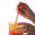 Reusable Plastic Threaded Hard Straws - 12 Pack Red, Compatible with ...