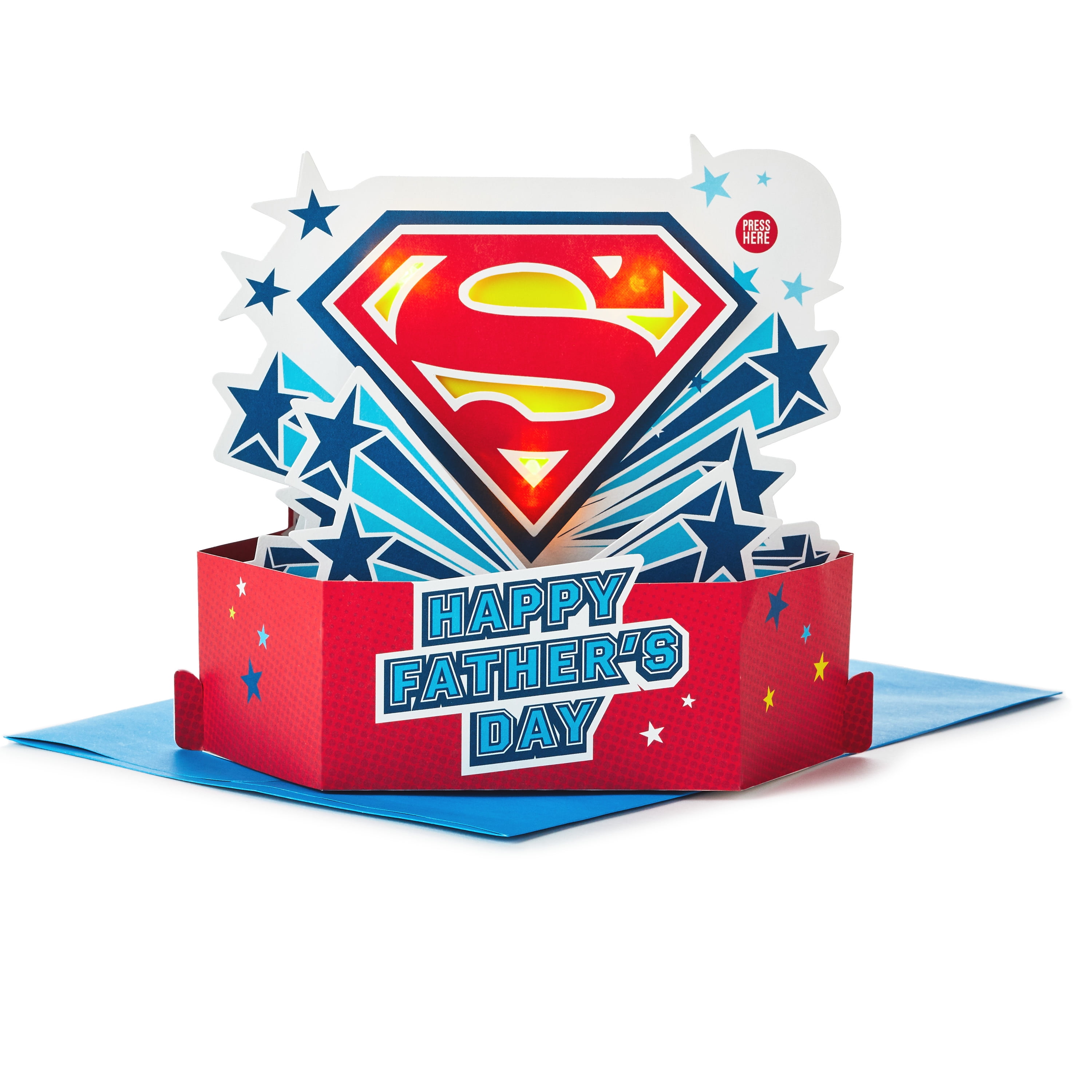Hallmark Paper Wonder Dc Comics Musical 3d Pop Up Fathers Day Card