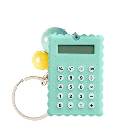 Mini Portable Cute Cookies Style Key Chain Calculator Candy Color ...