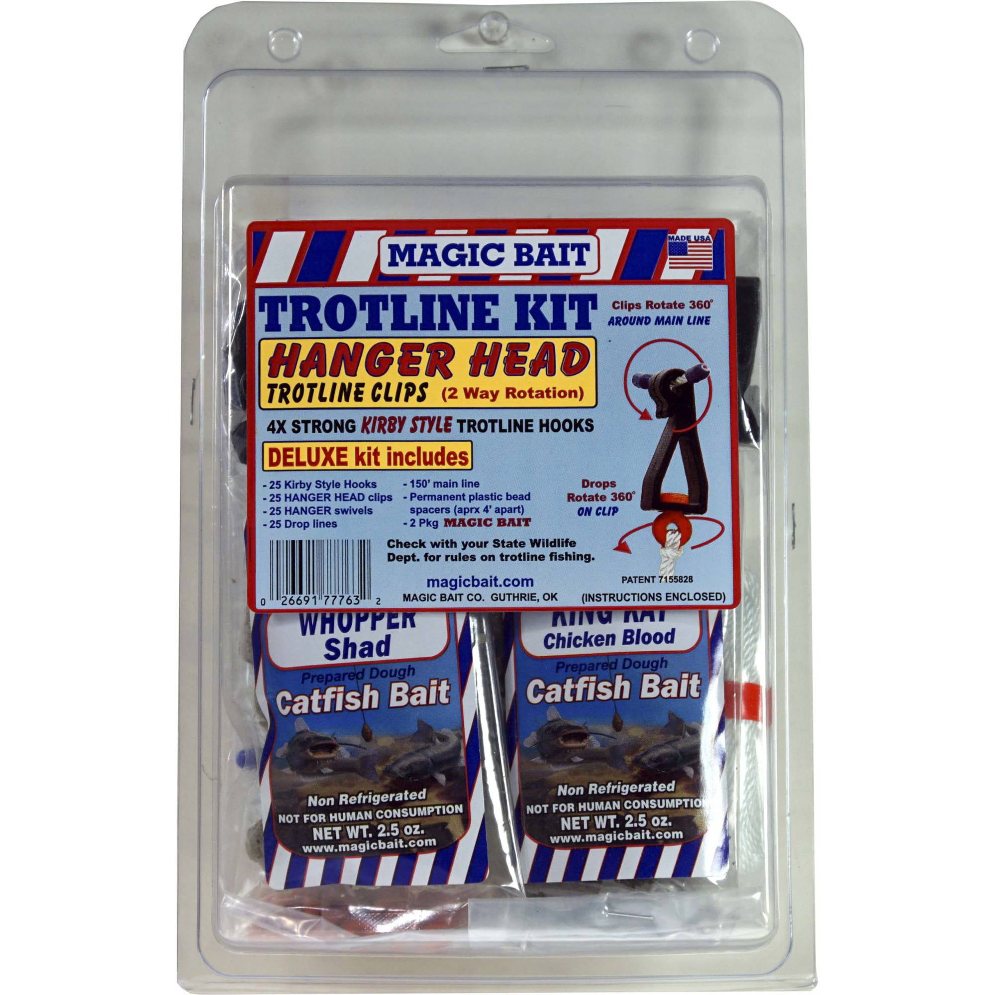 Magic Bait Deluxe Trotline with Bait Clips - Walmart.com