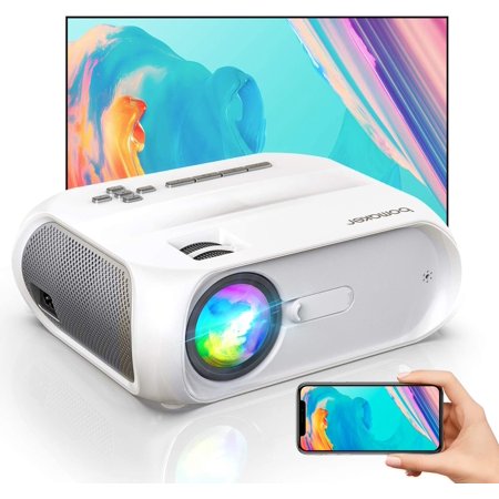 Wireless Screen Mirroring Projectors, Portable Outdoor Movie Projector ...
