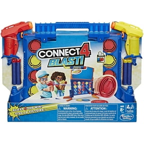 Hasbro Connect 4 Blast Game with Nerf Blasters and Foam Darts for Kids ...