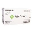 Right Choice White 1 Ply Center Fold Paper Towel, 10 x 11.42 inch, 200 ...