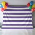 Purple and Backdrop for Photography, White Stripes Photo Backdrop ...