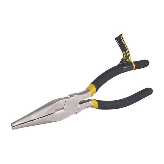 Steel Grip 2261758 8 in. Drop Forged Carbon Steel Long Nose Plier ...