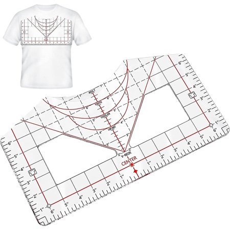 T-shirt Alignment Tool Ruler, Clothing Cutting Tool Printing Ruler ...