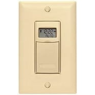 Intermatic EJ600 120 Volt Indoor Digital Astro In-Wall Timer, White ...