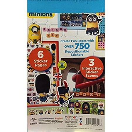 Bendon Minions Sticker Activity Pad with Play Scenes (AS52979 ...