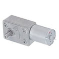 24V DC Gear Motor, 12mm Single Shaft, 4-25kg.cm Self-Locking Reversible ...