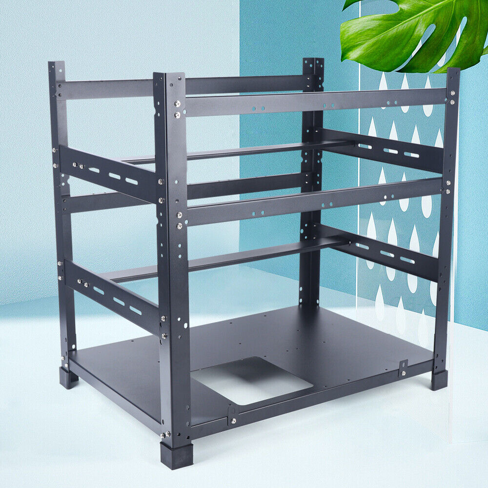 Miumaeov 3 Layers 12 Gpu Mining Rig Frame Open Air Computer Case Miner