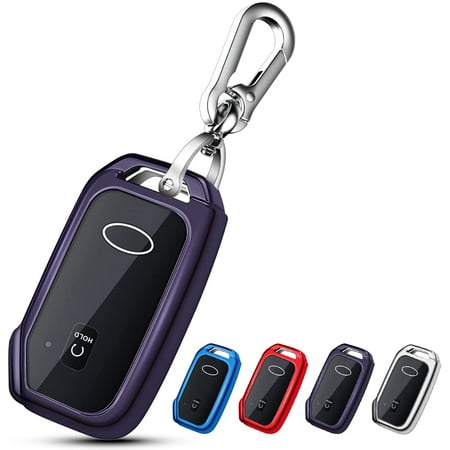 TESNN for KIA Key Fob Cover Case with Keychain for 2019 2020 2021 2022 ...