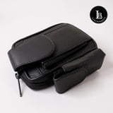 Leatherboss Genuine Leather Cigarette Case with Cell Phone Pocket ...