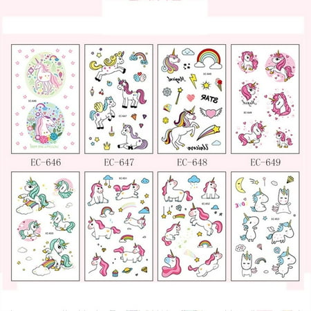 children's tattoo stickers Original cartoon stickers Temporary animal ...