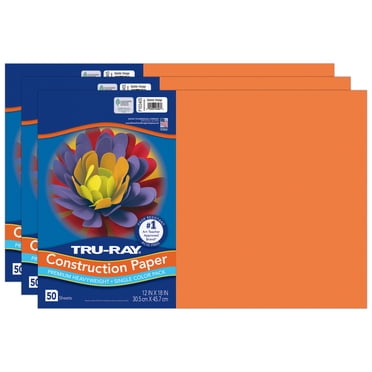 Tru-Ray Extra Large Construction Paper, 24 x 36 Inches, Black, 50 ...