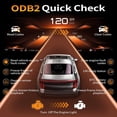 OBD2 Scanner and Battery Tester, Plug & Play Check Engine Light Code ...