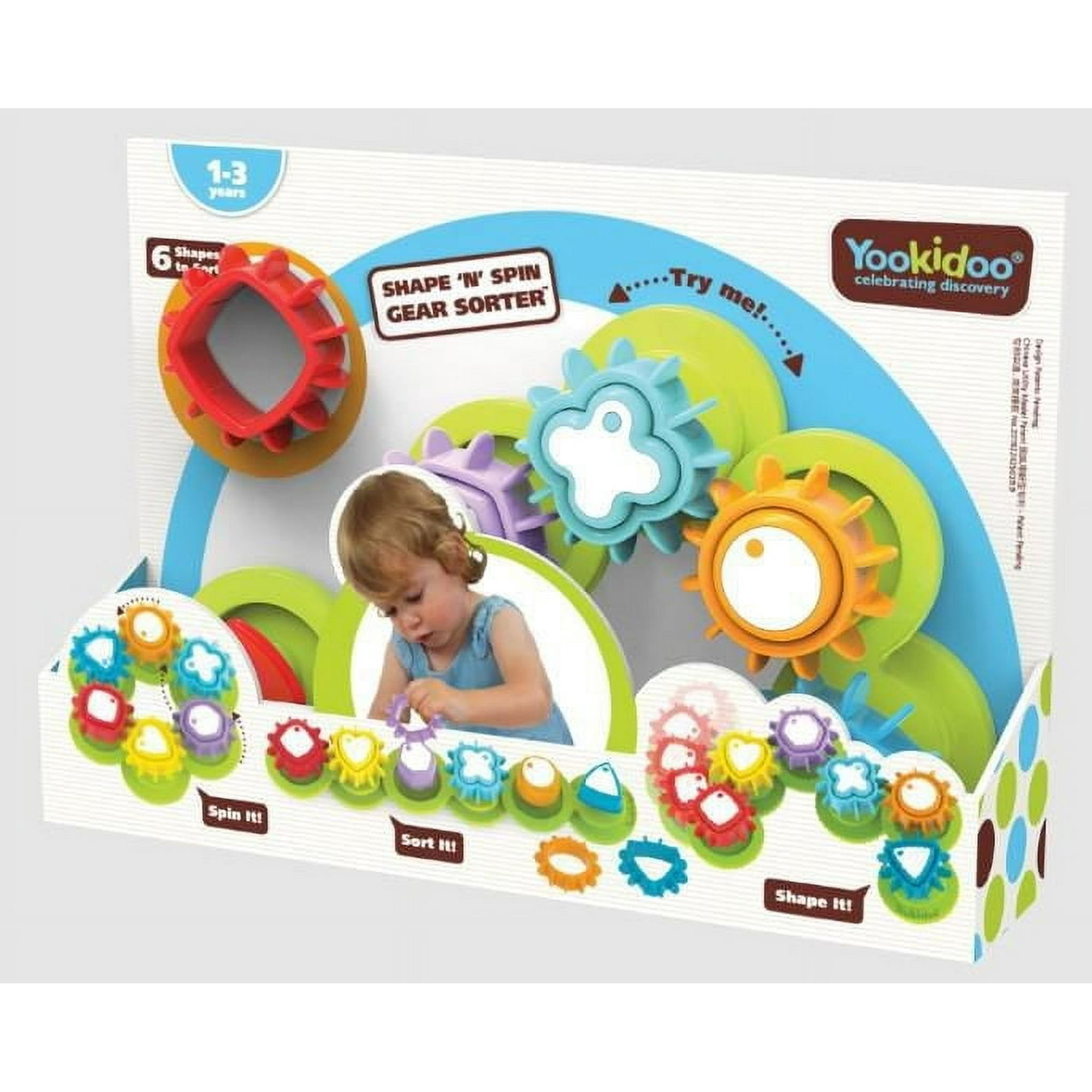 Click here for Yookidoo - Shape n Spin Gear Sorter - 1 To 3 Years... prices