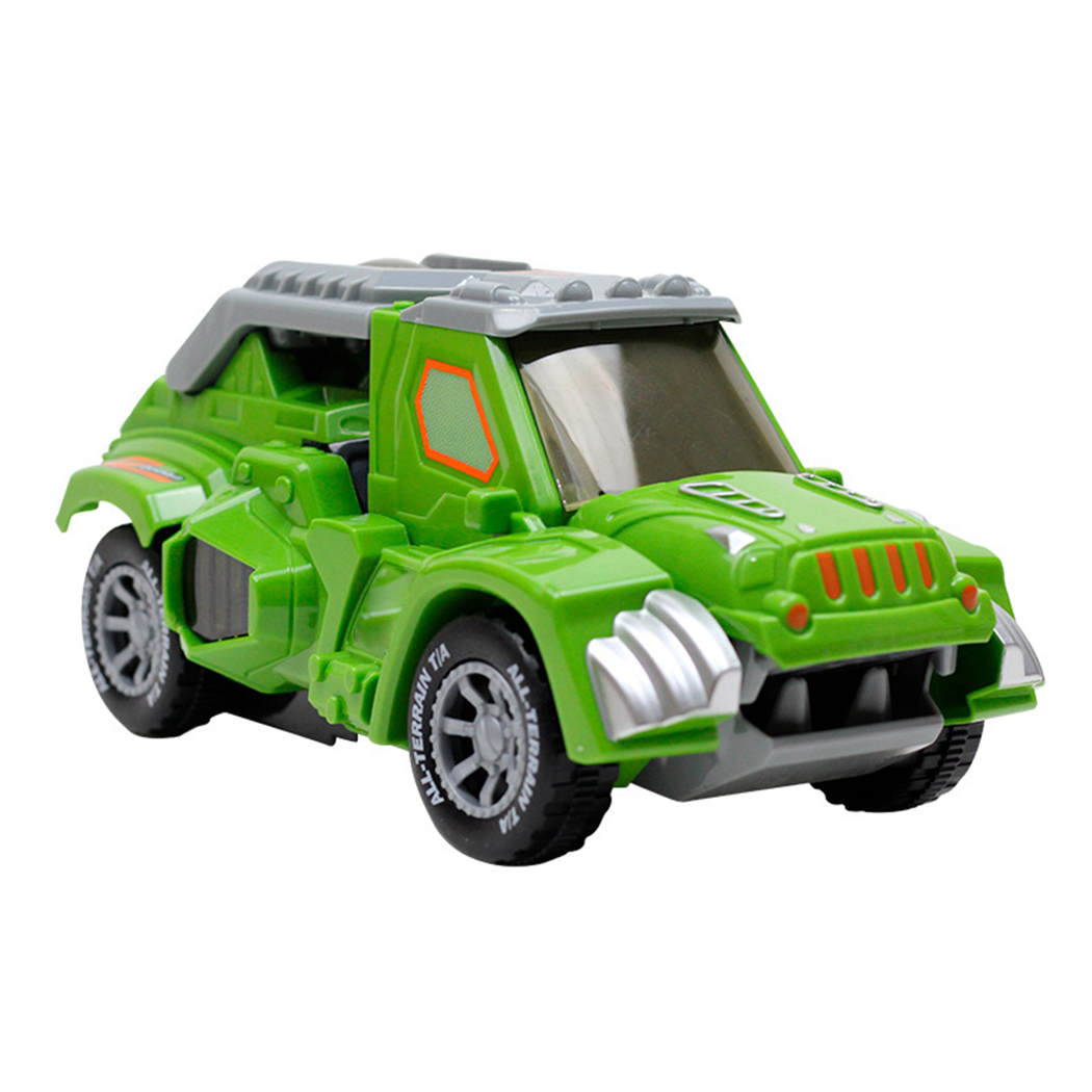 Dinosaur Car Creative LED Light Automatic Vehicle Toy Transforming ...