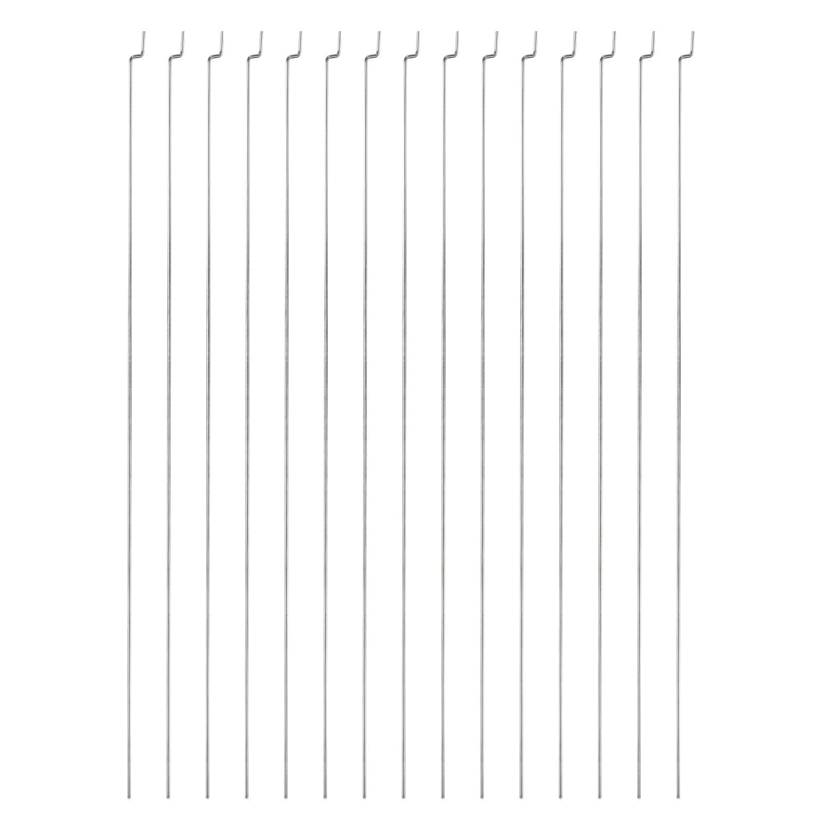 Uxcell 15 piezas 0.04x15.75" Partes de Varillas Z de Acero para ...