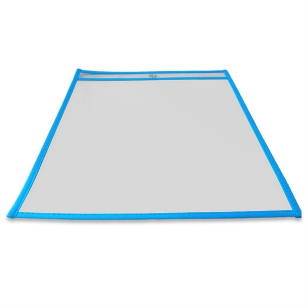 10 Pieces Sheets Pockets Clear Writing Paper Protectors Worksheet ...
