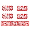 BESTYASH 4Pcs Red Table Mat for Home Heart Pattern Thick Heat Resistant ...