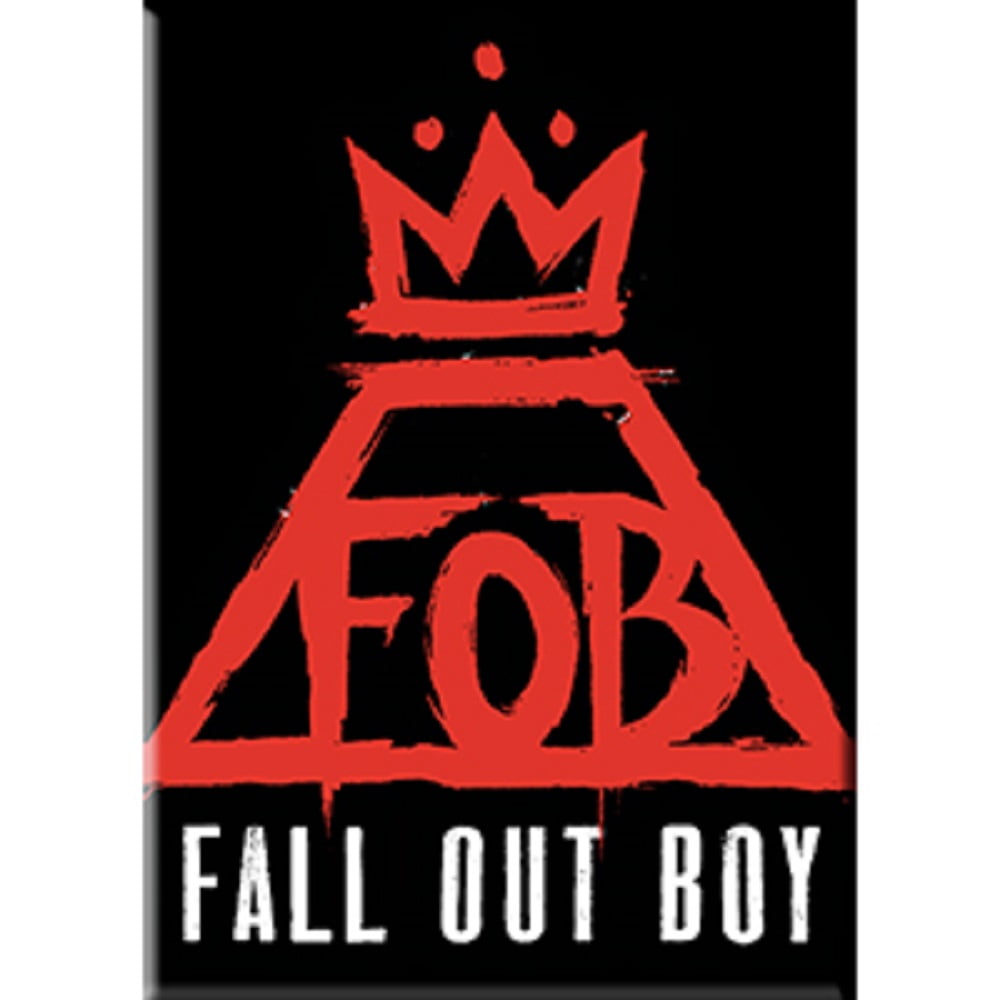 FALL OUT BOY CROWN FRIDGE MAGNET - Fall Out Boy Decorative Exclusive ...