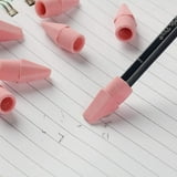 Mr. Pen, Pencil Top Erasers, 120 Pack, Pink Rubber, Smudge-Free, Back ...