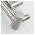 Brass Folding Faucet Two Joint Swing Arms Faucet Wall Mount Kitchen ...