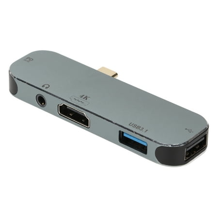 USB C HUB, Compact Portable Type C Hub 100W Power Charging For USB C ...