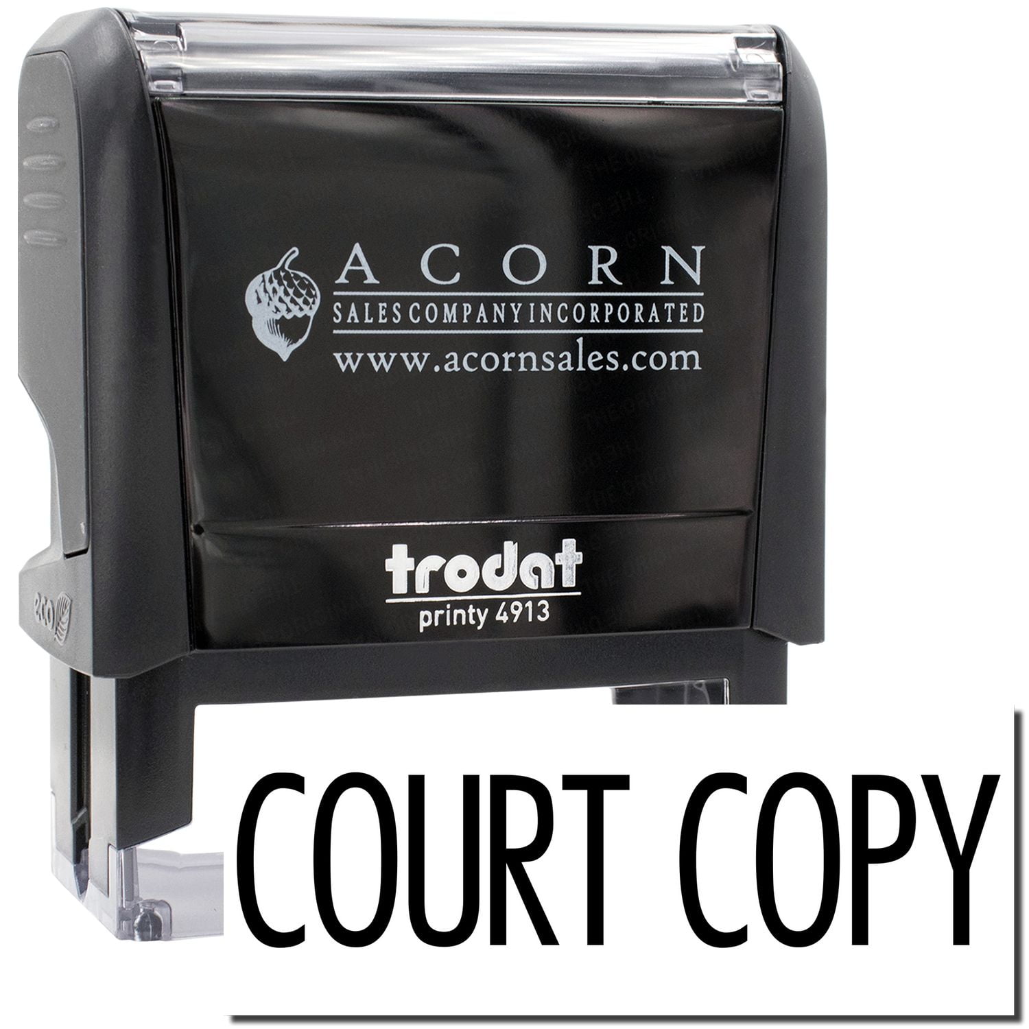 Large Self-Inking Narrow Font Court Copy Stamp, Trodat Printy 4913 ...