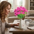 Delicate Morning Glory Artificial Flowers, Decorative Lifelike Fake s ...