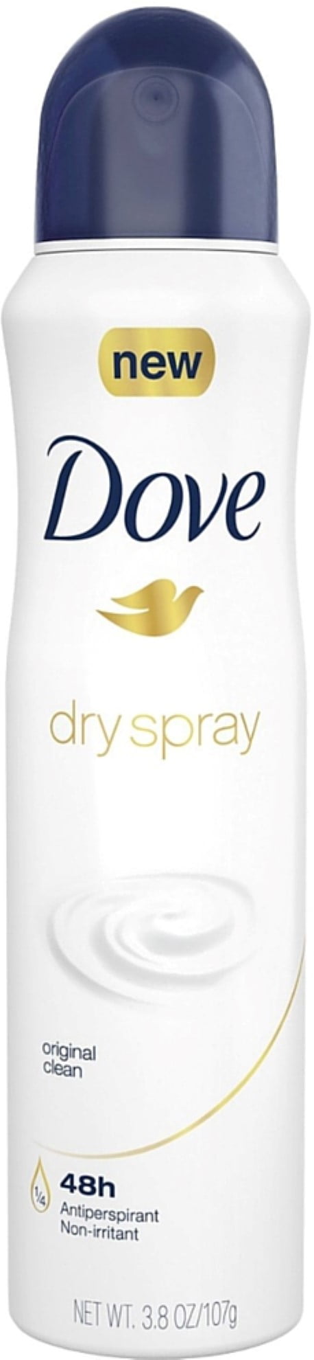 Dove Dry Spray Antiperspirant, Original Clean 3.80 oz (Pack of 2 ...