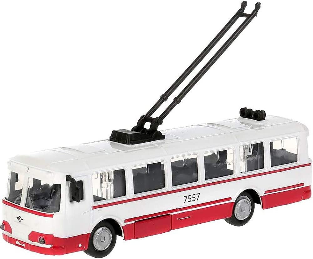 ZiU 5 Trolley Bus Diecast Toy Model 1:80 Scale - Russian Soviet Classic ...