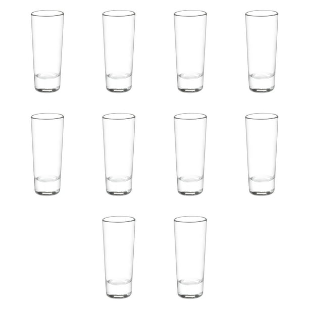 Cordial Shooter Shot Glasses 2 oz. Set of 10, Bulk Pack - Great for ...