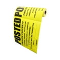 Posted Private Property No Trespassing Tyvek Sign Heavy Duty